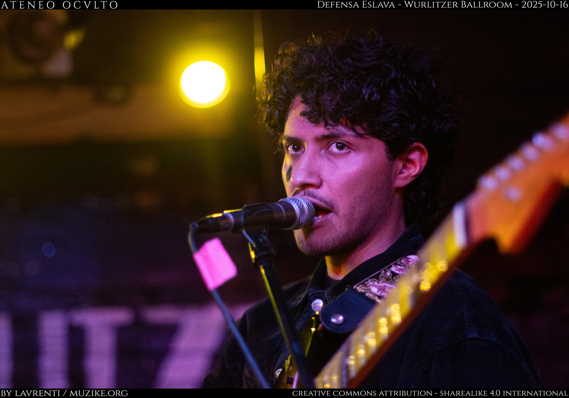 Defensa Eslava - Wurlitzer Ballroom - 2025-10-16 - Ateneo Oculto